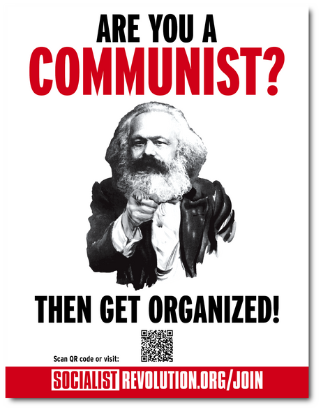 "Are You A Communist? Then Get Organized!" Poster – Marxist Books